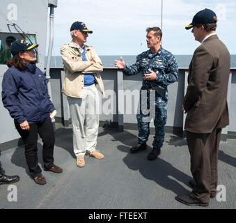 This image shows Capt. Craig A. Clapperton, commanding officer of the U ...