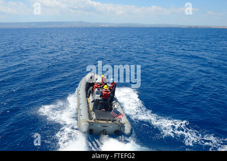 Boatswain's Mate 2nd Class James Kelly uses a pair of binoculars to ...