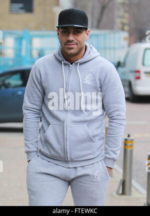 Jonathan Clark arriving at the ITV studios Featuring: Jonathan Clark ...