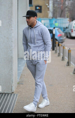 Jonathan Clark arriving at the ITV studios Featuring: Jonathan Clark ...