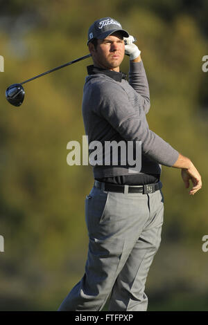 PGA pro Bobby Gates on the 9th hole during a practice round for the AT ...