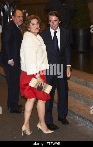 Jose Maria Aznar, Ana Botella attends 'Luca de Tena', 'Mariano de Cavia ...