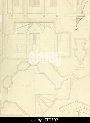 A work showcasing examples of Gothic architecture from ancient English ...