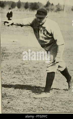 This 1905 guide offers instructions on playing baseball, providing ...