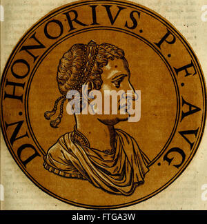 A 1645 work depicting Roman emperors through detailed drawings based on ...