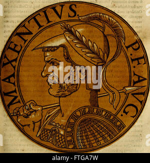 A 1645 work depicting Roman emperors through detailed drawings based on ...