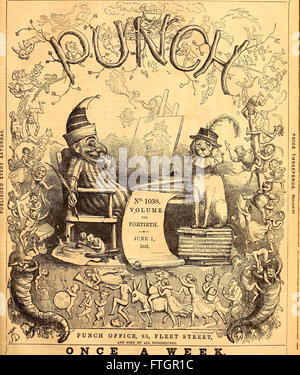 The very first illustration published in 1841 in "Punch" Magazine by ...