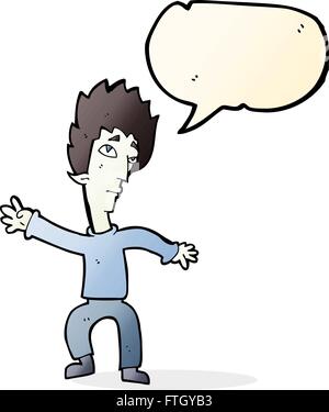 cartoon waving boy with speech bubble Stock Vector Image & Art - Alamy