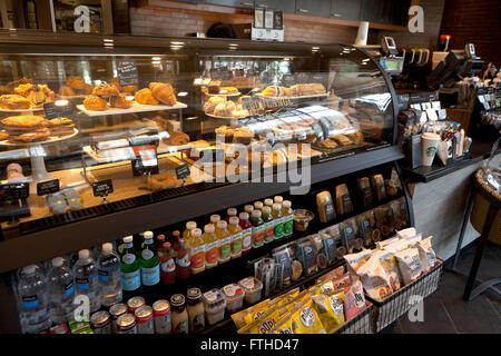 Starbucks pastry display case - USA Stock Photo - Alamy