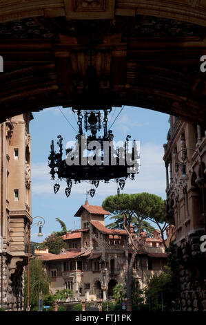 Italy, Lazio, Rome, Coppedè Quarter, Mincio Square, Fontana delle Rane ...