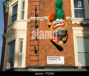 Wardour Street sign in London's Chinatown Stock Photo - Alamy