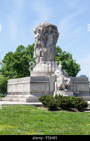 The John Ericsson Memorial in Washington, D.C. honors the Swedish ...