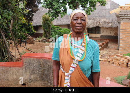 Khethakoni, South Africa. 22nd Feb, 2016. Moshakge Molokwane (L) and ...