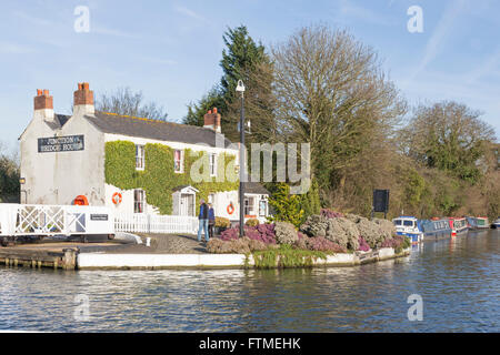 Saul Junction Sharpness Canal Gloucestershire UK Stock Photo - Alamy