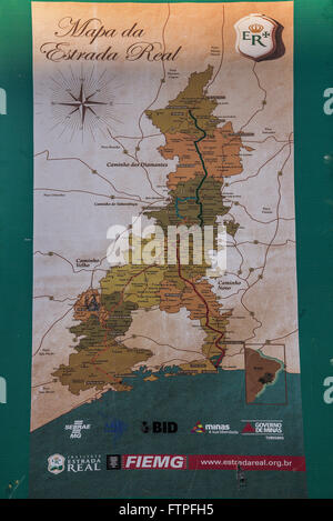 Map of Royal Road Stock Photo - Alamy