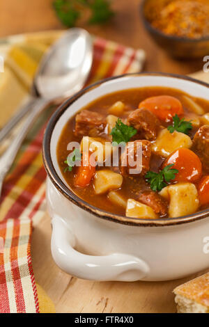 Beef Stew with Potatoes and Carrots Stock Photo - Alamy