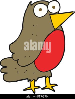 freehand drawn cartoon robin Stock Vector Image & Art - Alamy