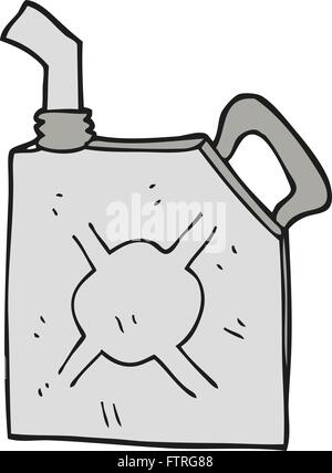 freehand drawn cartoon fuel can Stock Vector Image & Art - Alamy
