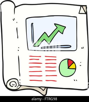 freehand drawn cartoon business document Stock Vector Image & Art - Alamy