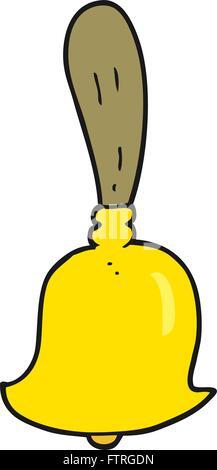 freehand drawn cartoon hand bell Stock Vector Image & Art - Alamy