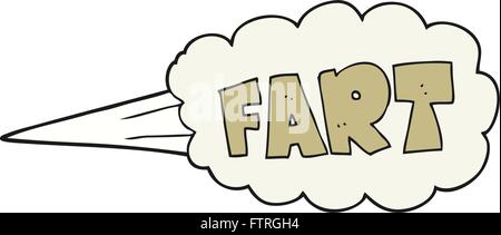 freehand drawn cartoon fart symbol Stock Vector Image & Art - Alamy