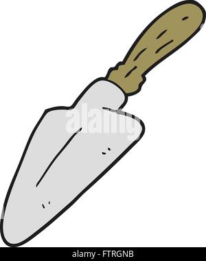 freehand drawn cartoon trowel Stock Vector Image & Art - Alamy