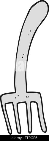 freehand drawn cartoon fork Stock Vector Image & Art - Alamy