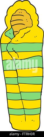 freehand drawn cartoon sleeping bag Stock Vector Image & Art - Alamy