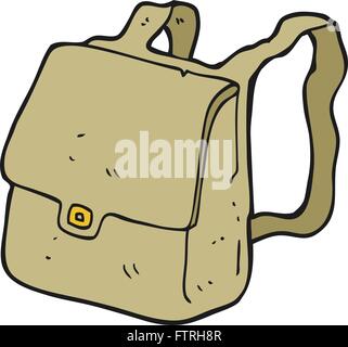 freehand drawn cartoon satchel Stock Vector Image & Art - Alamy