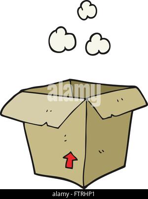freehand drawn cartoon empty box with arrow Stock Vector Image & Art ...