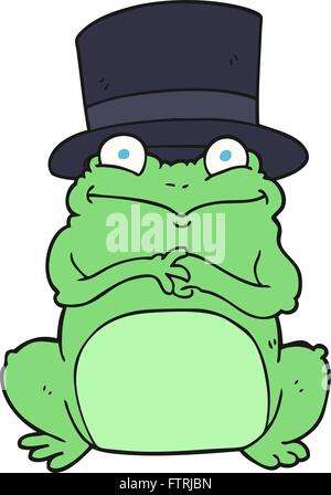 Frog in a top hat Stock Vector Image & Art - Alamy