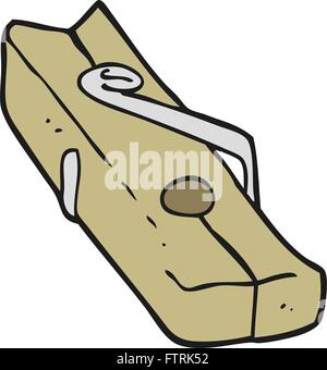 freehand drawn cartoon wood peg Stock Vector Image & Art - Alamy