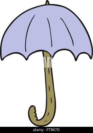 freehand drawn cartoon umbrella Stock Vector Image & Art - Alamy