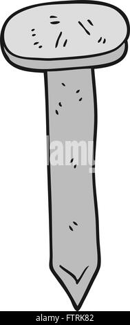 freehand drawn cartoon nail Stock Vector Image & Art - Alamy