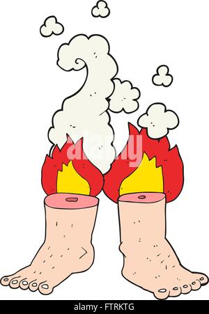 freehand drawn cartoon of spontaneous human combustion Stock Vector ...