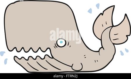 freehand drawn cartoon angry whale Stock Vector Image & Art - Alamy