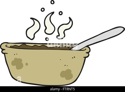 freehand drawn cartoon bowl of stew Stock Vector Image & Art - Alamy