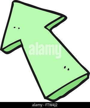 freehand drawn cartoon pointing arrow Stock Vector Image & Art - Alamy
