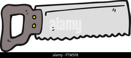 freehand drawn cartoon saw Stock Vector Image & Art - Alamy