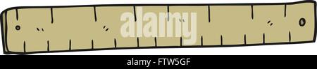 freehand drawn cartoon wooden ruler Stock Vector Image & Art - Alamy