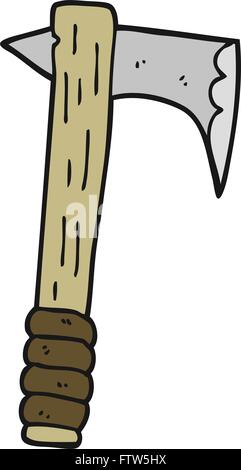 freehand drawn cartoon axe Stock Vector Image & Art - Alamy