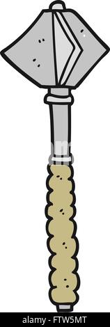 freehand drawn cartoon medieval mace Stock Vector Image & Art - Alamy