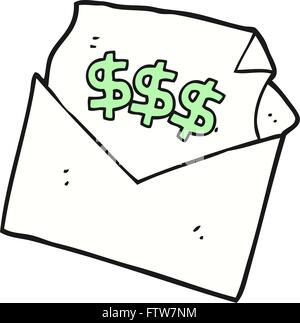 freehand drawn cartoon payment letter Stock Vector Image & Art - Alamy