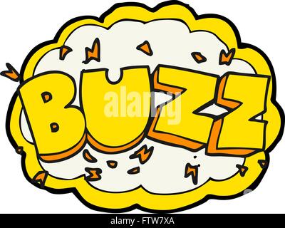 freehand drawn cartoon buzz symbol Stock Vector Image & Art - Alamy