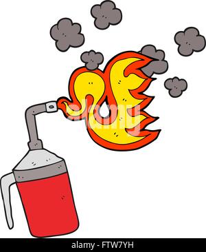 freehand drawn cartoon blow torch Stock Vector Image & Art - Alamy