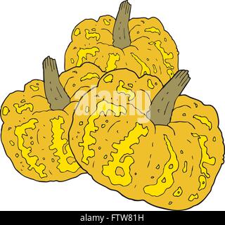 freehand drawn cartoon squash Stock Vector Image & Art - Alamy
