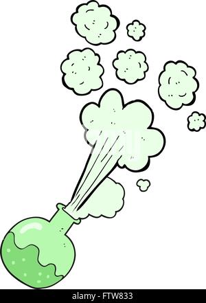 freehand drawn cartoon chemical reaction Stock Vector Image & Art - Alamy