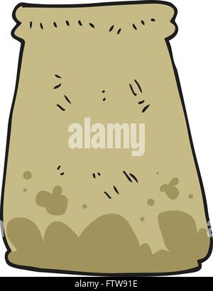 freehand drawing of a cartoon paper bag Stock Vector Image & Art - Alamy