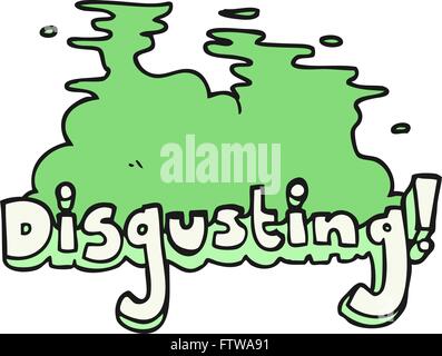 disgusting freehand drawn cartoon Stock Vector Image & Art - Alamy