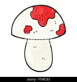 freehand textured cartoon toadstool Stock Vector Image & Art - Alamy